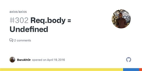 Req Body Undefined Issue Axios Axios Github