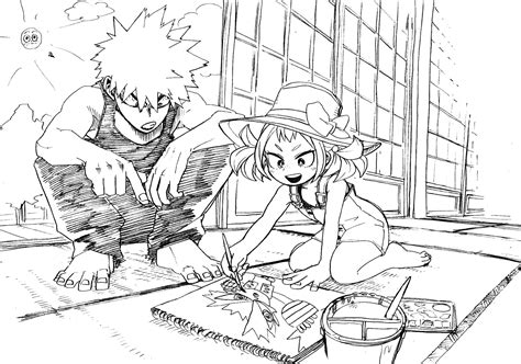 Coloriage de My hero Academia 100 Coloriages Dessin à Imprimer