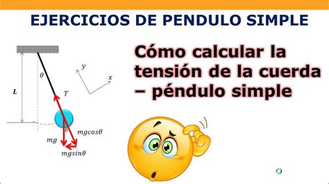 Como Calcular La Tensi N De La Cuerda Y La Fuerza Restauradora Del