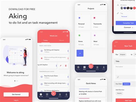 To Do List App Concept Freebie Supply