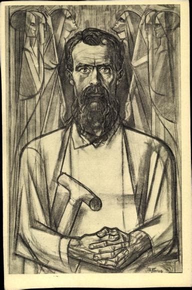 Künstler Ansichtskarte Postkarte Toorop Jan Th De Geloovige 1958