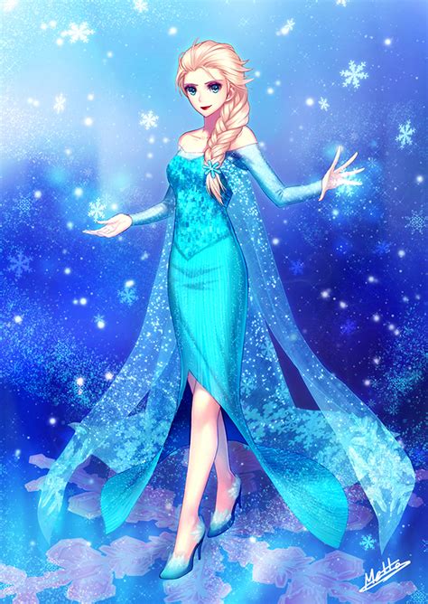 Elsa Frozen Fan Art 39572733 Fanpop