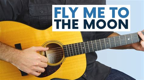 Fly Me To The Moon Frank Sinatra Beginner Level Fingerstyle Guitar