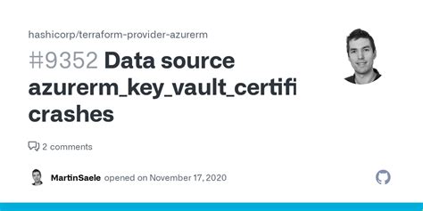 Data Source Azurerm Key Vault Certificate Crashes Issue