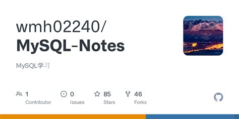 github wmh02240 mysql notes mysql学习