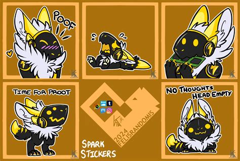 Spark Stickers By Felisrandomis On Itaku