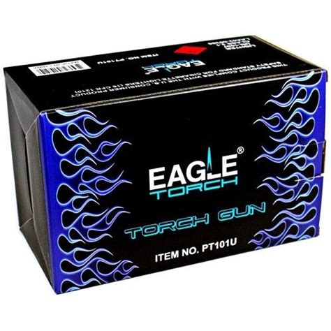 Eagle Torch Gun Butane Gas Lighters Assorted Colors Pt U