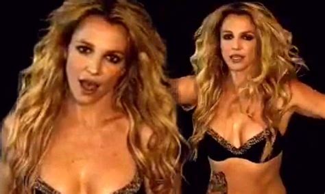 Britney Spears Shows Off Fake Torso Tattoo While In Underwear For Music