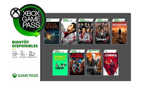 Xbox Game Pass La Liste Des Nouveaux Jeux Qui Arrivent Sur Xbox Et Pc