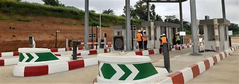 Cameroun Mise en service des premiers postes de péage automatique