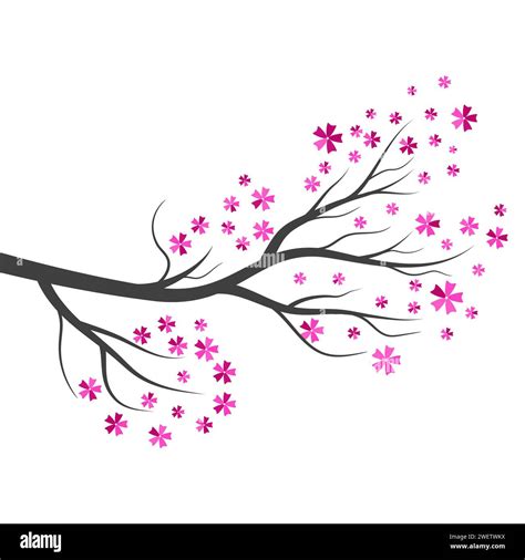 Tree Branch Vector Ilustration Design Template Stock Vector Image Art
