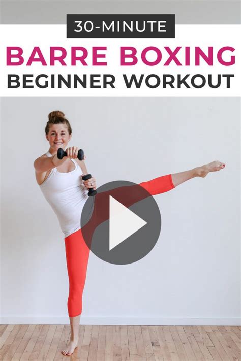 Cardio Kickboxing Barre Workout Video Nourish Move Love Barre