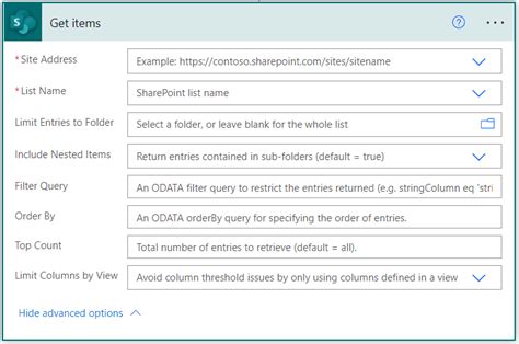 power automate get items examples spguides