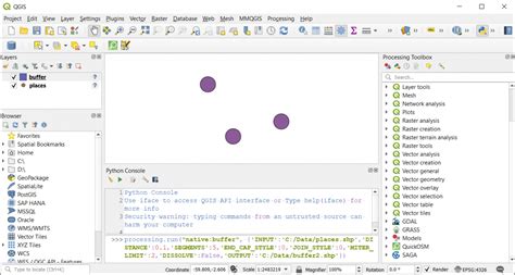 pyqgis how to build a python script in qgis gis geography