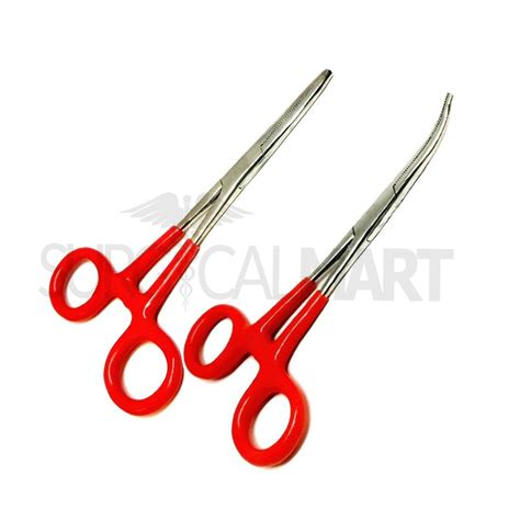 1pc Stainless Steel Hemostatic Forceps Surgical Tool curved スーパーセール