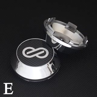 4pcs Enkei Wheel Center Caps 65mm OD 60mm ID Enkei Racing Wheel Hub