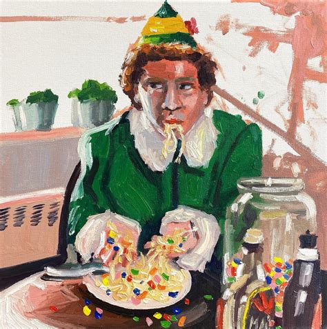 Buddy The Elf Eats Spaghetti With Maple Syrup Chocolate Syrup And Mandms Rcandy