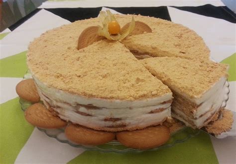 Bolo De Bolacha Maria Facil E Saborosa Bolo De Bolacha Bolachas