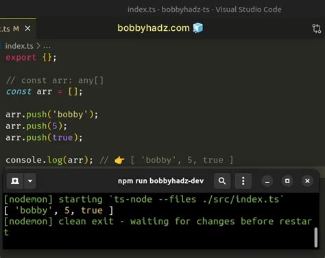 how to add elements to an array in typescript bobbyhadz