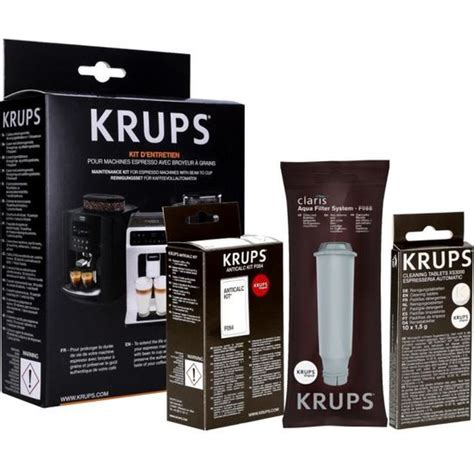 Kit de nettoyage pour machine à café Krups Filtre à eau F088