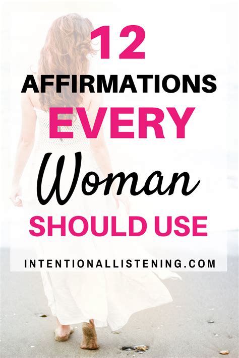 12 Powerful Affirmations Every Woman Should Use Affirmations