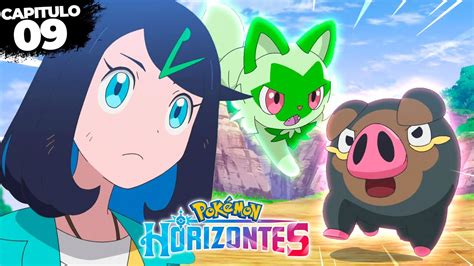POKÉMON HORIZONTES CAPITULO 09 LIKO vs LECHONK en PALDEA YouTube