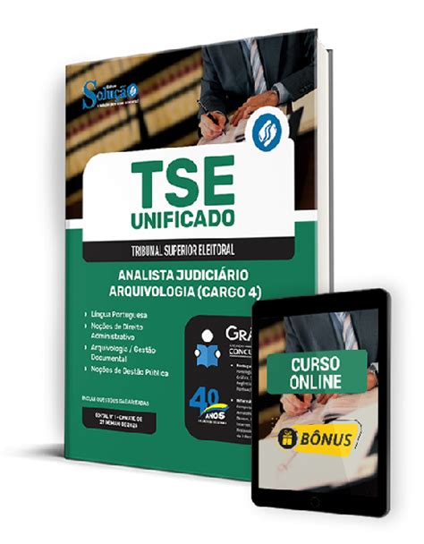 Apostila TSE Unificado 2024 Analista Judiciário Área Apoio