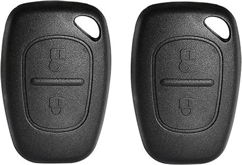 Kelay 2 Buttons Car Key Fob Cover Case Compatible For Renault Opel