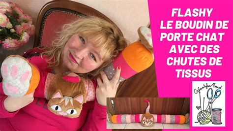 TUTO COUTURE Flashy Le Boudin De Porte Chat Avec Des Chutes De Tissus