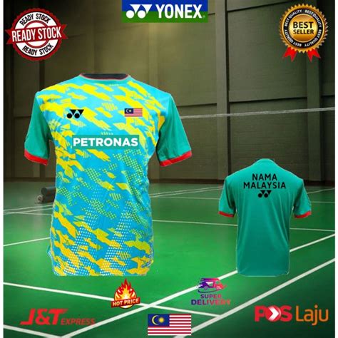 2022 Yonex NEW Design Edition Badminton Malaysia Jersey Petronas Short
