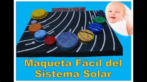 Maqueta Fácil del Sistema Solar YouTube