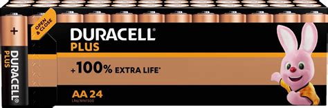 Duracell Plus Power AA Alkaline Batteries Pack 24 MN1500B24PLUS Pris