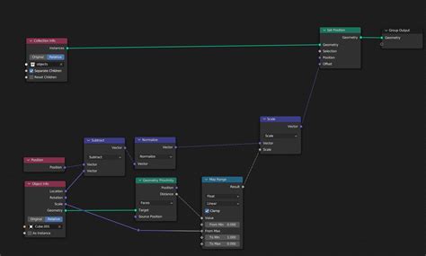Geonodes Use Geometry Proximity To Change Parameters Of Objects In A
