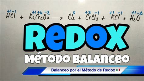 Balanceo Método REDOX paso a paso bien fácil YouTube