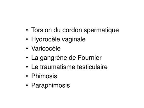 PPT Pathologies génito scrotales PowerPoint Presentation ID 456010