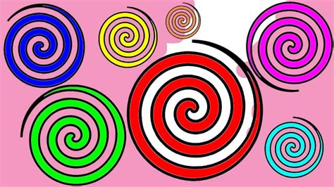 Painting Colorfull Spirals Pintar Espirales De Colores YouTube