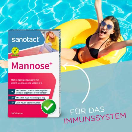 sanotact D Mannose Plus Tabletten 30 St 19 g dauerhaft günstig online