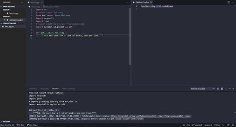 Copilot Doesn T Work On Vscode Error Unable To Get Local Issuer
