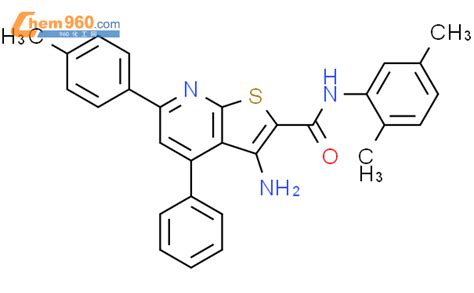 332100 46 6 3 Amino 4 Phenyl 6 P Tolyl Thieno 2 3 B Pyridine 2