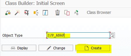 Object Oriented ABAP 5 Creating Global Class In SAPGUI Editor