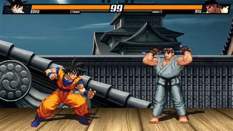 GOKU VS RYU HIGH LEVEL INSANE EPIC FIGHT YouTube