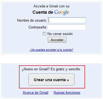 Gmail Crear Una Cuenta Nueva De Gmail
