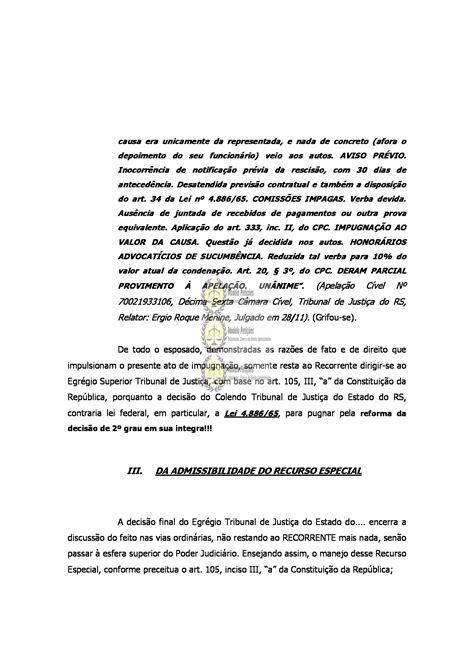 Recurso Especial para o STJ CÍVEIS Modelo Petições Gratuitas