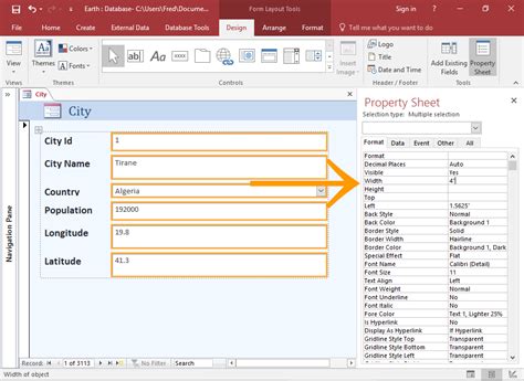 Create A New Form Using Form Wizard In Access Tutorial