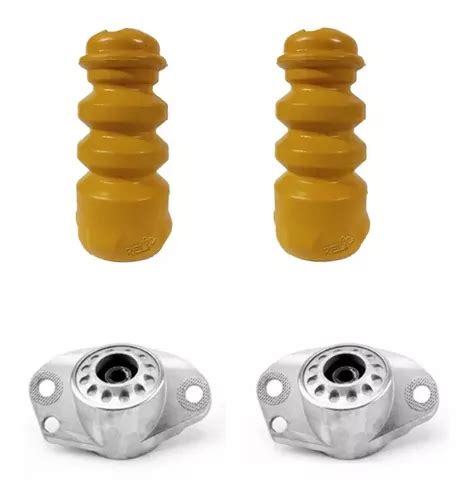 Kit Bases Y Gomas Rebote Amortiguadores Traseros Vw Vento Env O Gratis