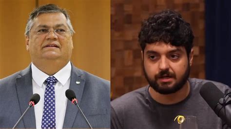 Flávio Dino responde Monark após ser chamado de gordola