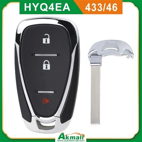 FCC ID Hyq4ea 2 1bt 433MHz Smart Remote Control Car Key For Chevrolet