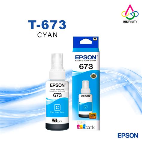Tinta Epson T673220 AL Cian Para L800 ECCOM