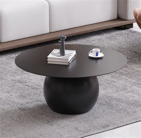 Ivy Bronx Bourton Full Metal Coffee Table 70Cm In Black Reviews