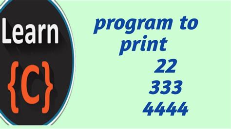 how to learn c c programming tutorials how to write c program logic program youtube